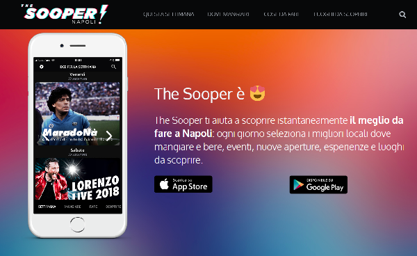 The Sooper: l'app di un livornese per scoprire le bellezze di Napoli