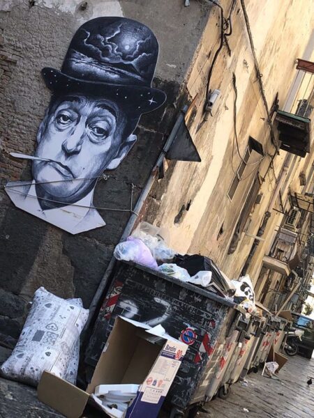 Vergogna a Garibaldi: murale dedicato a Totò ricoperto dai graffiti ...