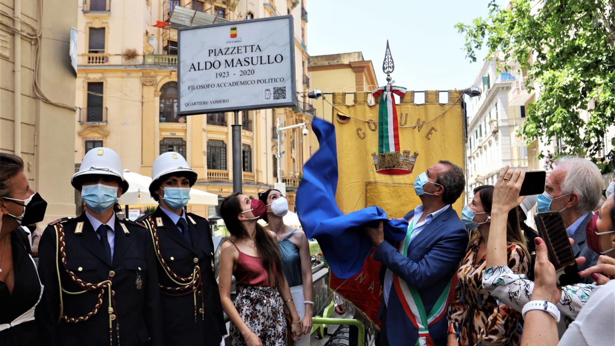 A Napoli nasce Piazzetta Aldo Masullo in onore del filosofo partenopeo