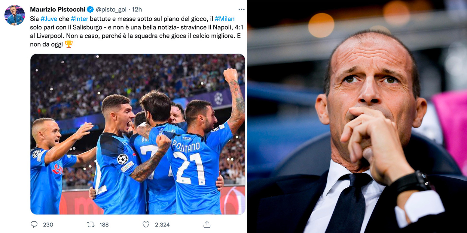 Pistocchi dopo Napoli Liverpool: "Stravince perché gioca il calcio migliore"