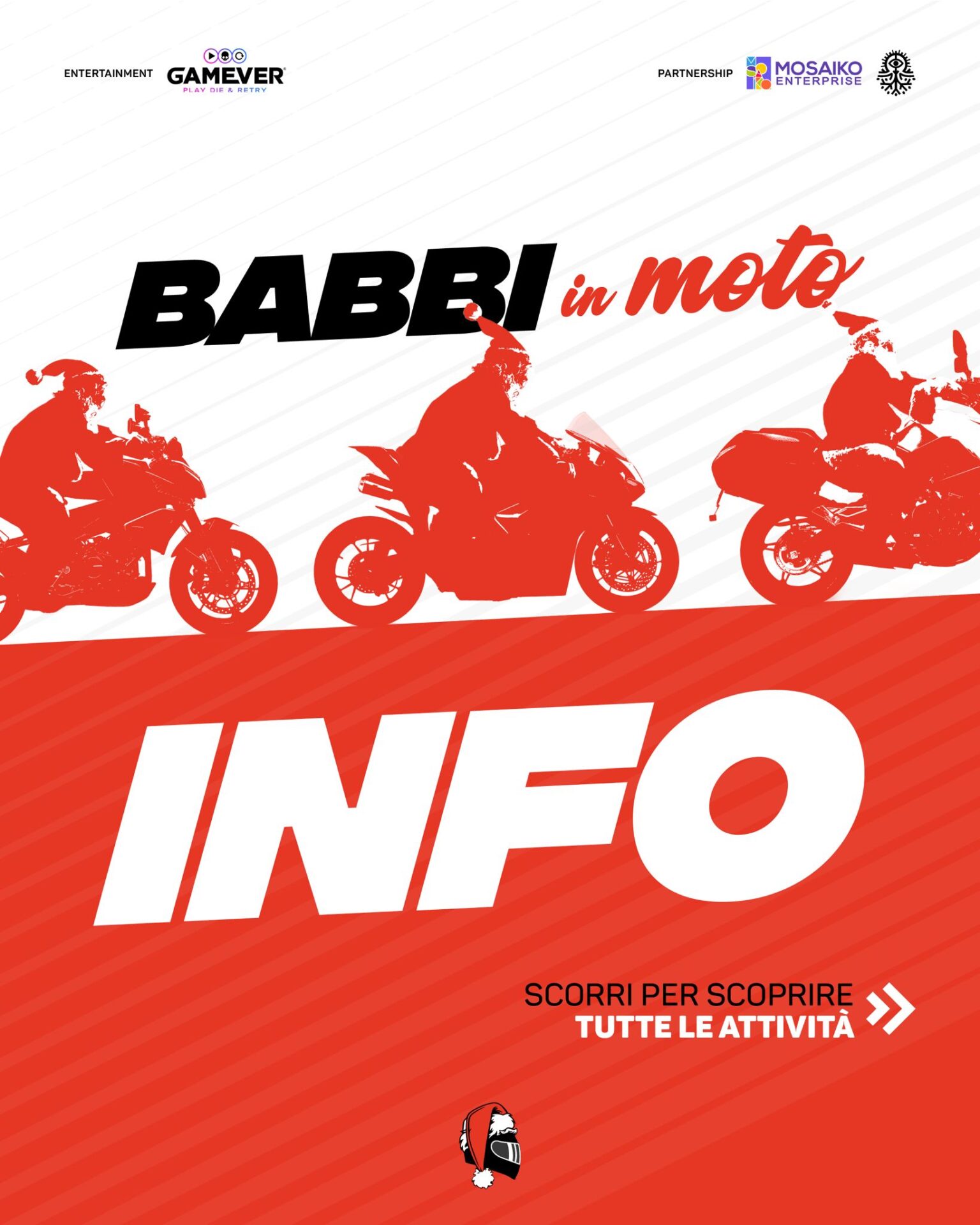 Babbi in moto, X edizione: raduno al Maradona il 17 dicembre