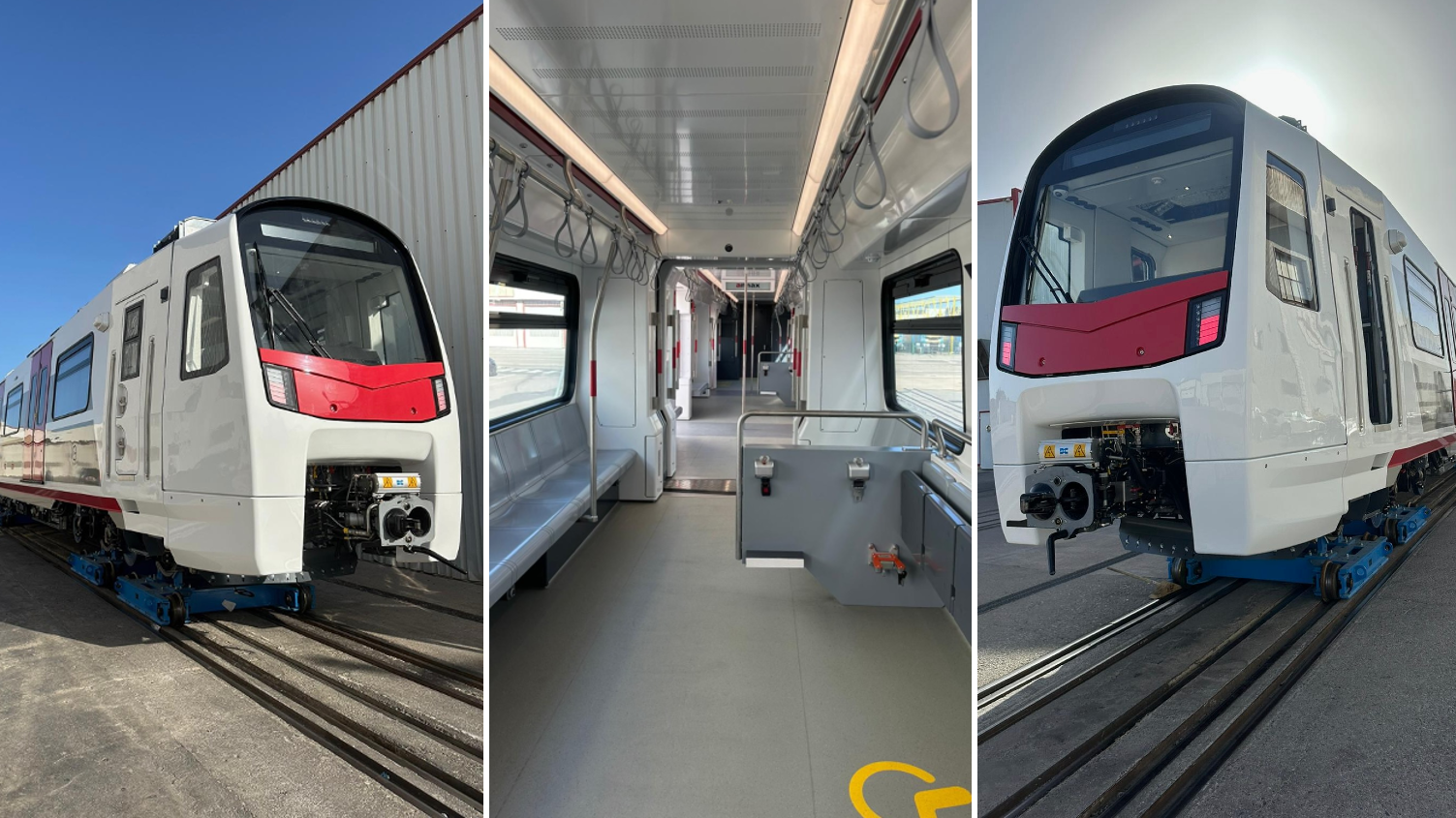 Ecco il primo dei 56 nuovi treni della Circumvesuviana