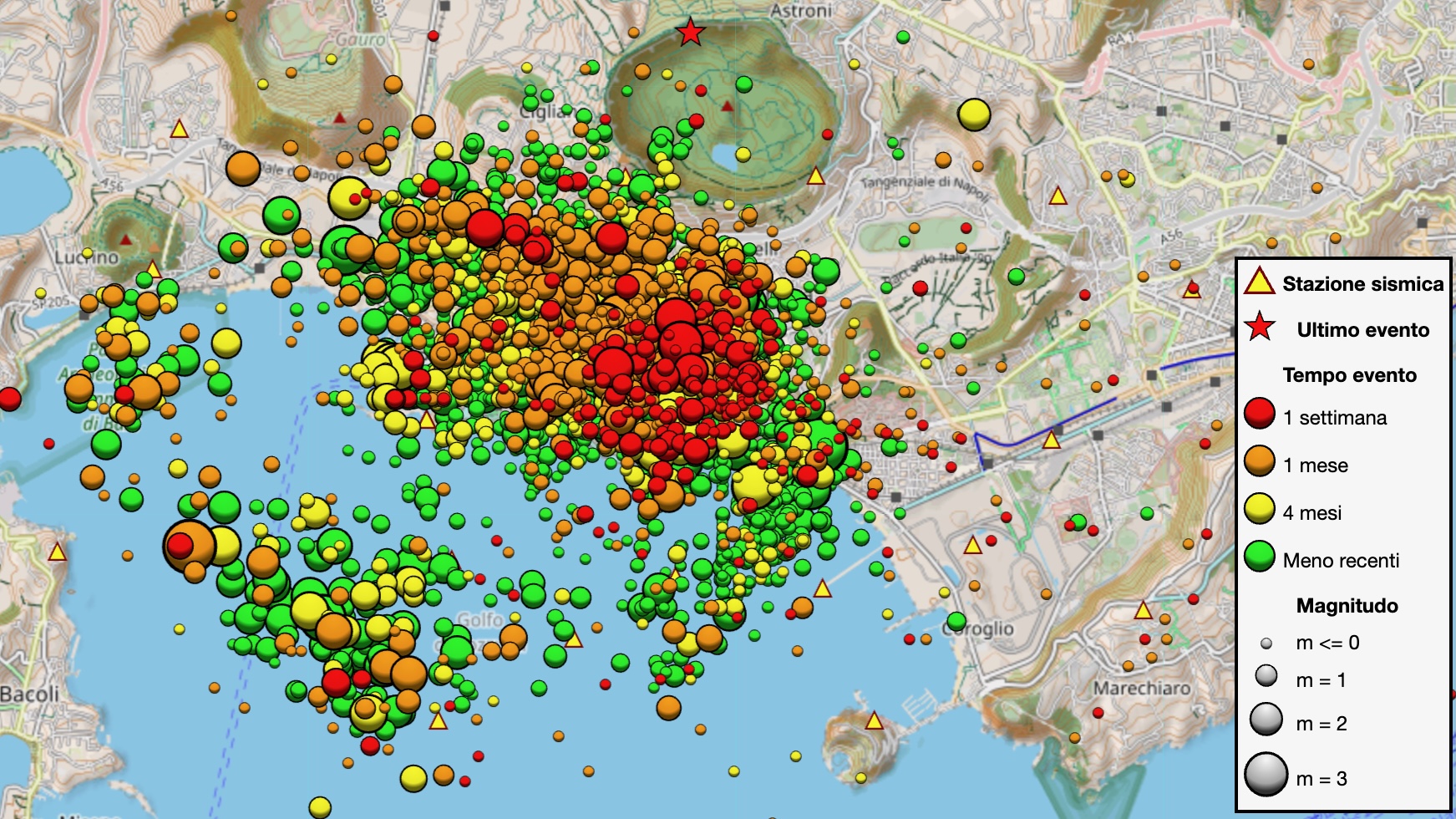 ULTIM'ORA/ Sciame sismico in atto ai Campi Flegrei: scosse molto forti, la magnitudo - Vesuvio Live