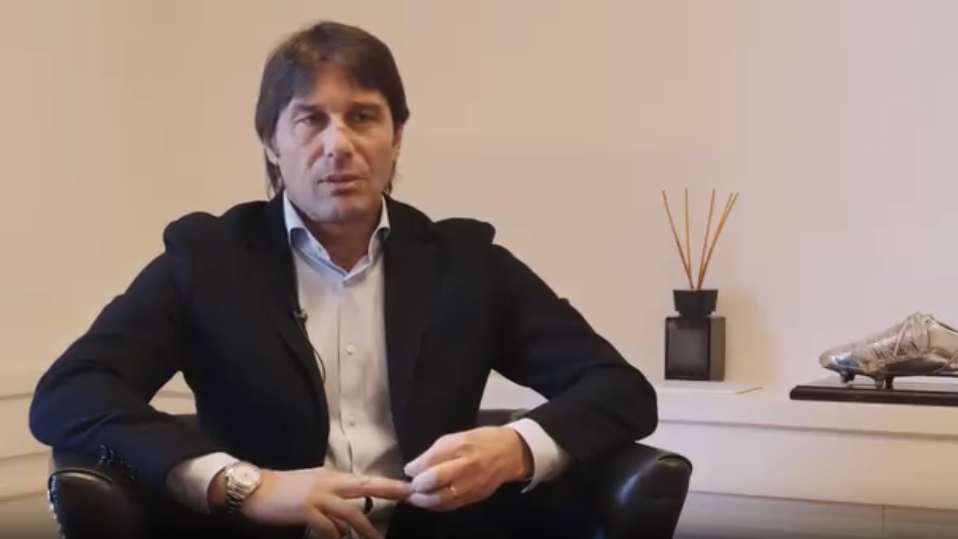 VIDEO/ La prima intervista di Conte da allenatore della SSC Napoli