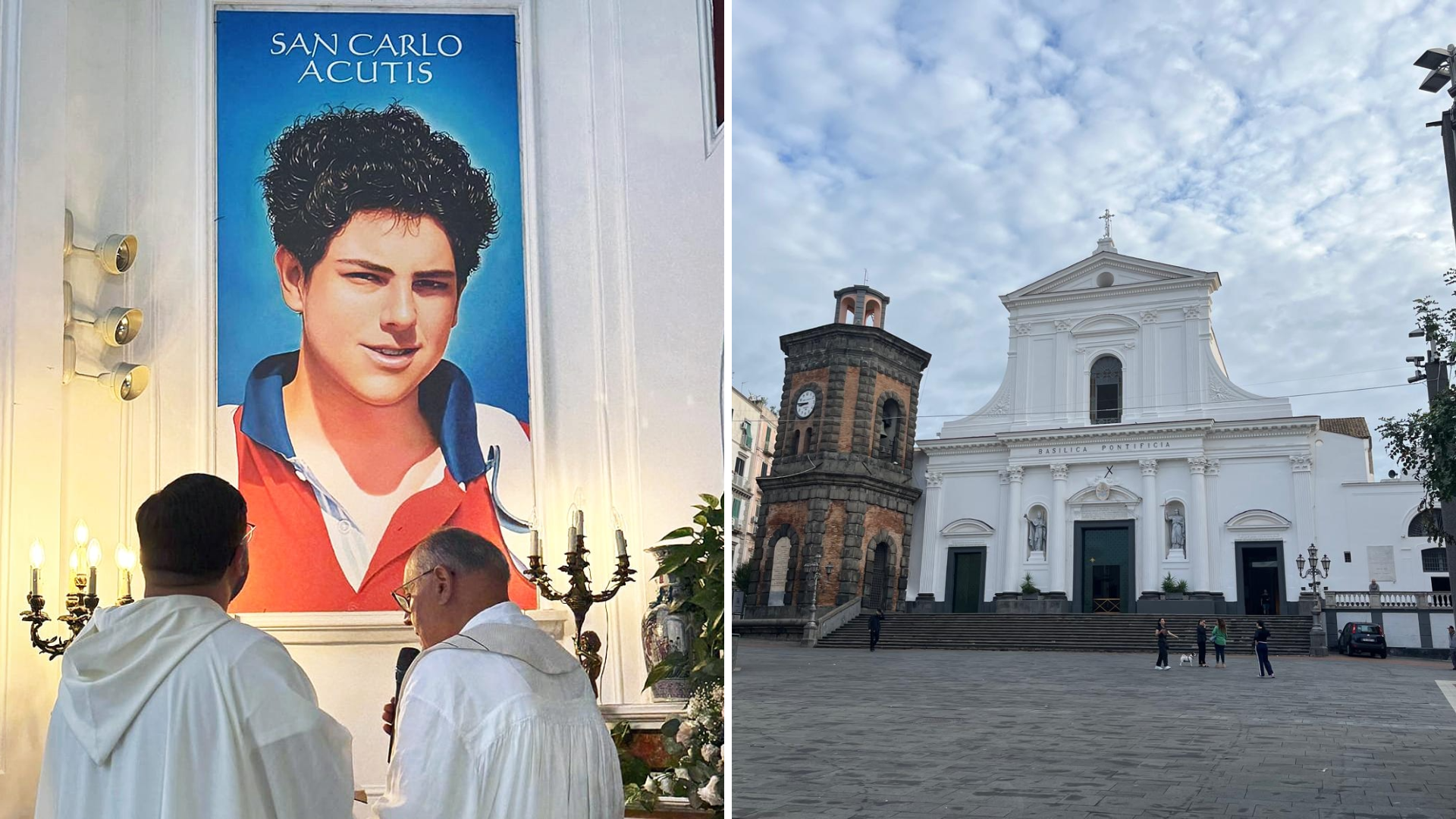 Carlo Acutis, il Santo dei giovani: nuova tela a Santa Croce